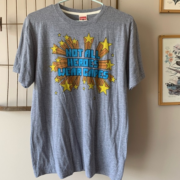 HOMAGE | Shirts | Homage Not All Heroes Wear Capes Tee | Poshmark